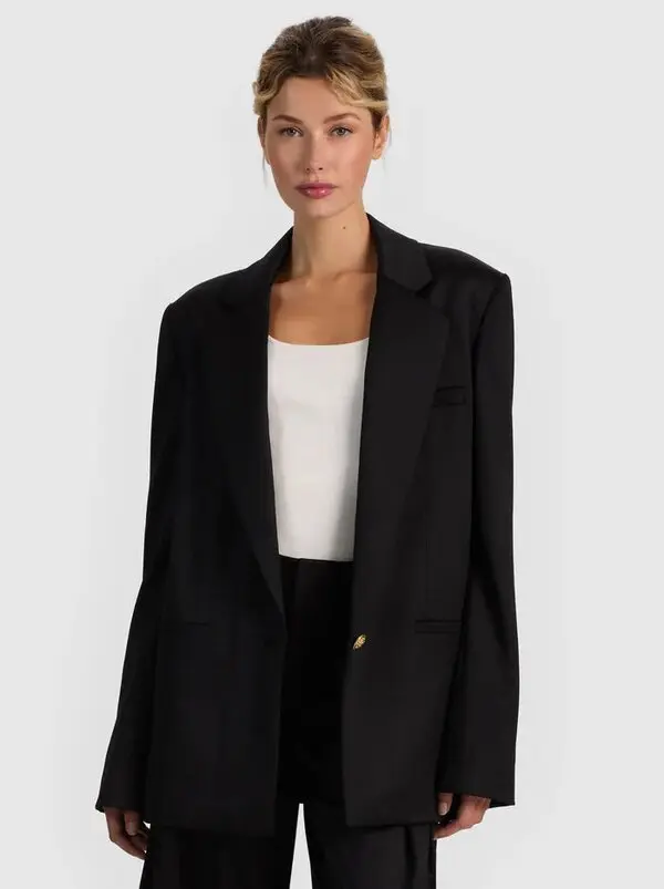 Alice + Olivia Ronan Oversized Boxy Blazer