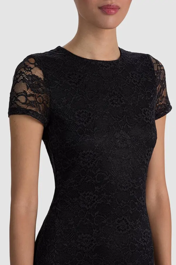 Alice + Olivia Delora Lace Mini Dress
