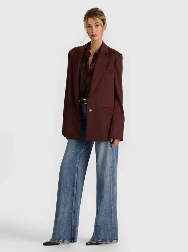 Alice + Olivia Ronan Oversized Boxy Blazer