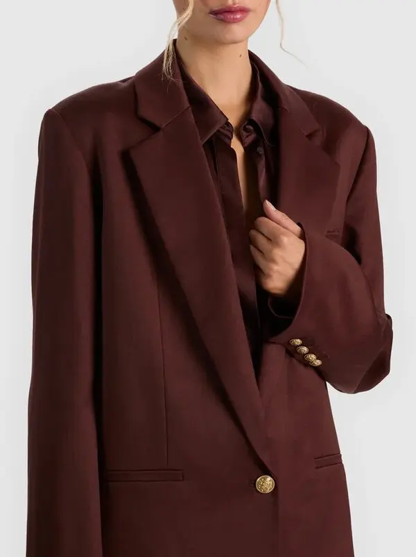 Alice + Olivia Ronan Oversized Boxy Blazer