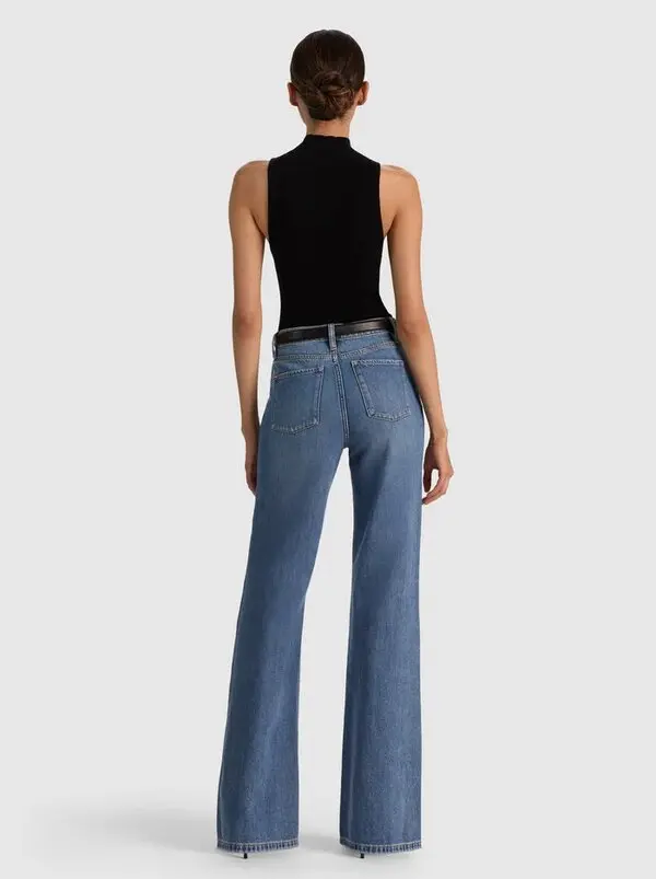 Alice + Olivia Darcey Wool Sleeveless Turtleneck