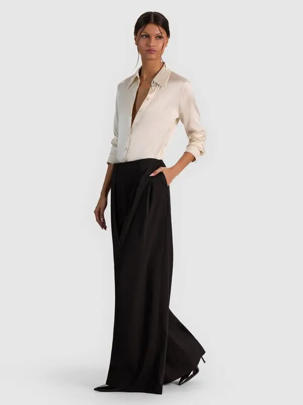 Alice + Olivia Elias Double Pleat Trouser