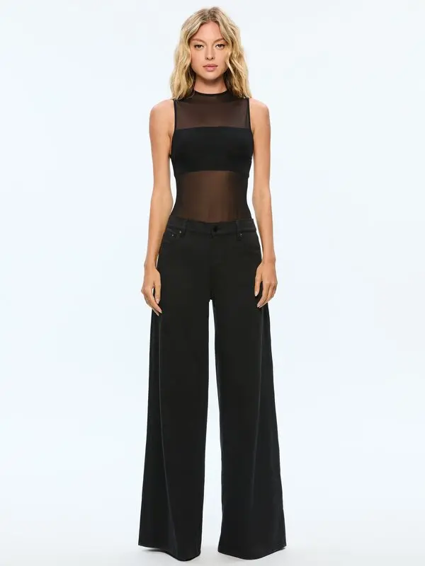 Alice + Olivia Nichol Bodysuit - Black