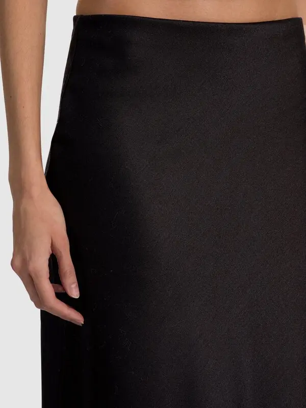 Alice + Olivia Maeve Wool Slip Skirt