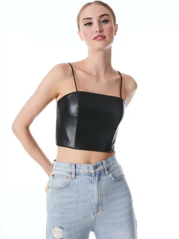Alice + Olivia Pearle Vegan Bustier