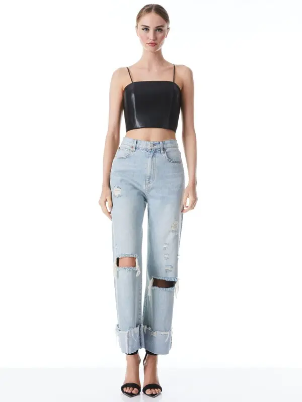 Alice + Olivia Pearle Vegan Bustier