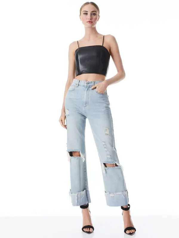 Alice + Olivia Pearle Vegan Bustier