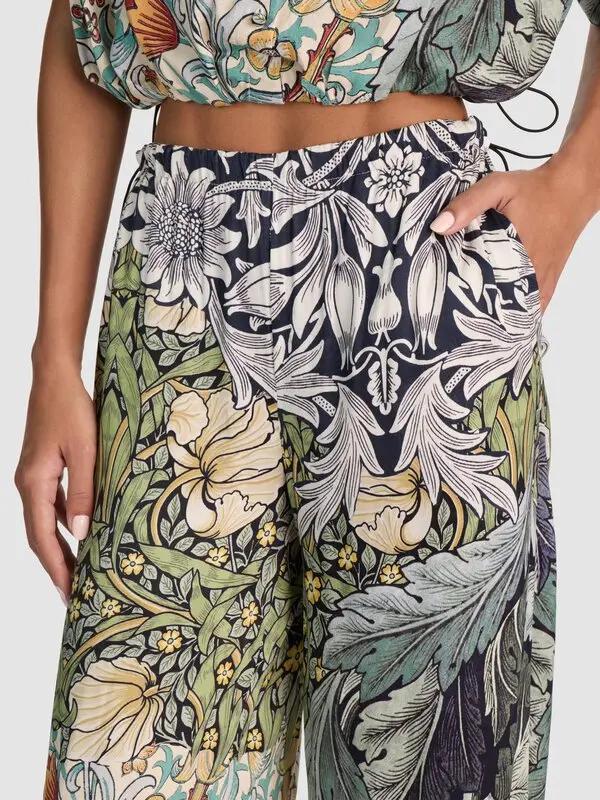 Alice + Olivia Demi High Rise Pull On Toggle Pant