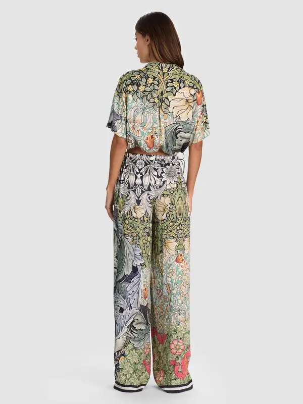Alice + Olivia Demi High Rise Pull On Toggle Pant