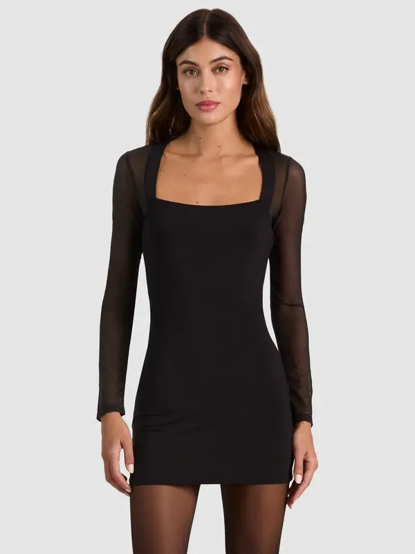 Alice + Olivia Roxane Scoop Mini Dress