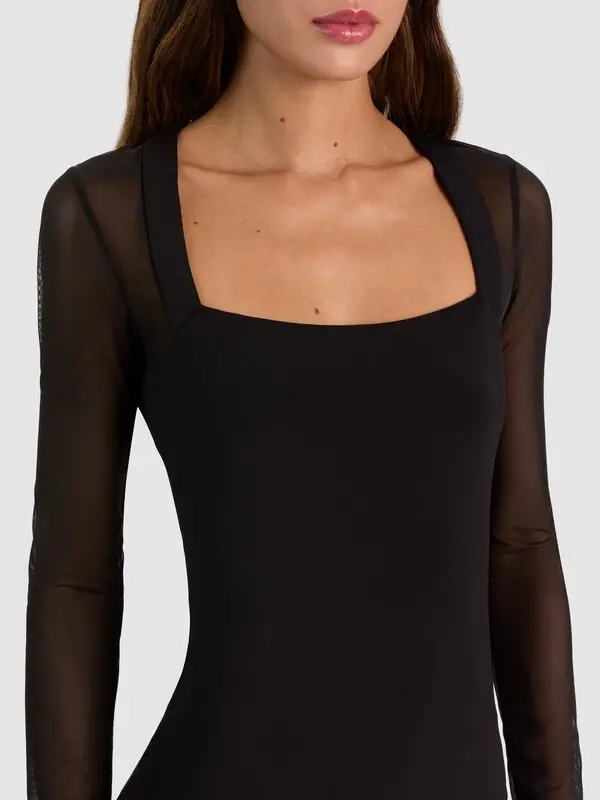 Alice + Olivia Roxane Scoop Mini Dress