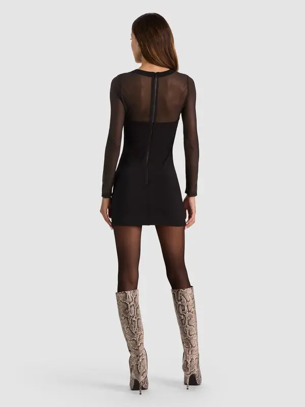 Alice + Olivia Roxane Scoop Mini Dress