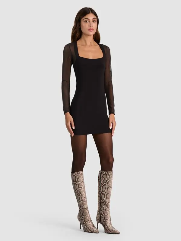 Alice + Olivia Roxane Scoop Mini Dress