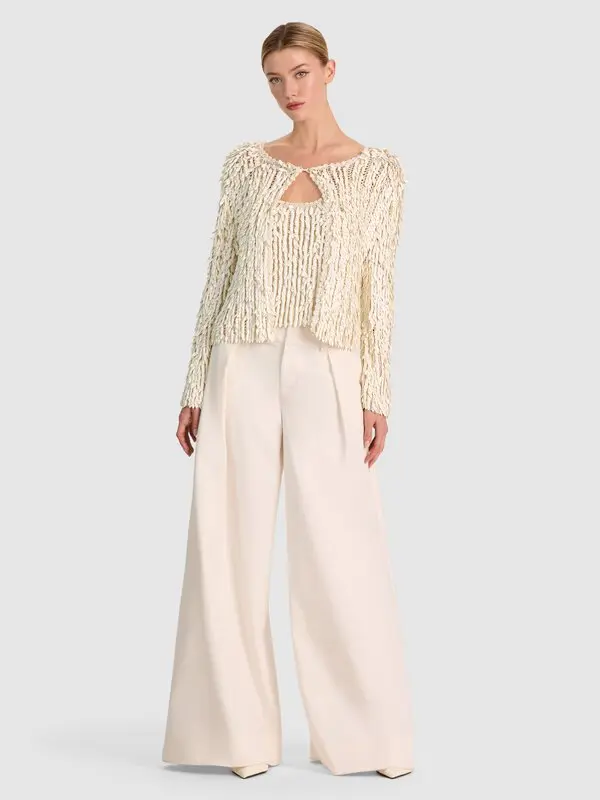 Alice + Olivia Anderson Allover Sequin Cardigan