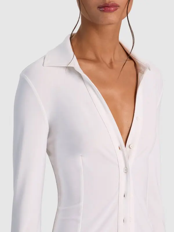 Alice + Olivia Freya Button Down Top