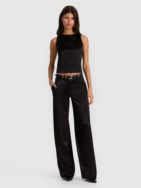 Alice + Olivia Yvette Boat Neck Tank