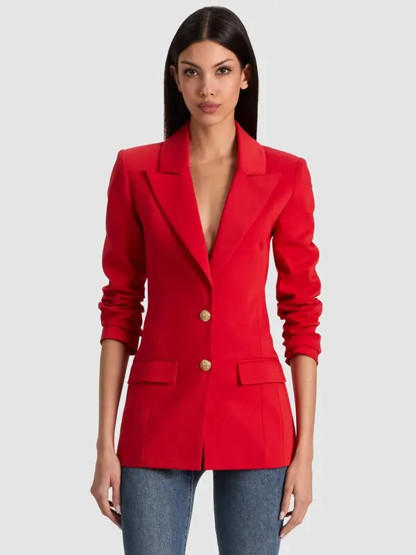 Alice + Olivia Burns Fitted Blazer