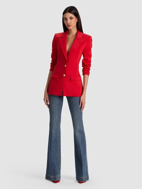Alice + Olivia Burns Fitted Blazer