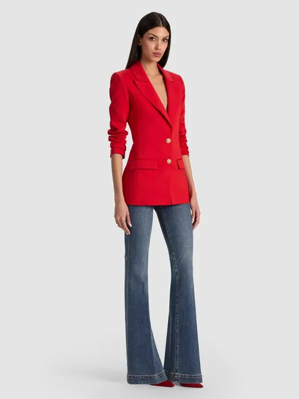 Alice + Olivia Burns Fitted Blazer