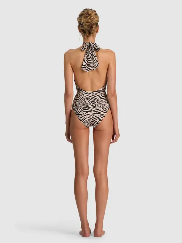 Alice + Olivia A+o X Pq Swim Delilah Cross Front One-piece