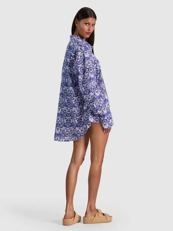 Alice + Olivia A+o X Coniglio Palm Beach Button Down
