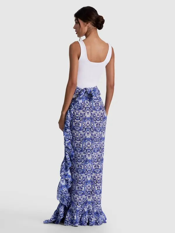 Alice + Olivia A+o X Coniglio Palm Beach Pareo