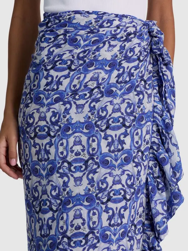Alice + Olivia A+o X Coniglio Palm Beach Pareo
