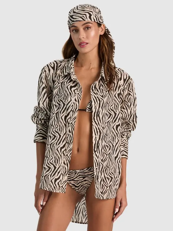 Alice + Olivia A+o X Coniglio Palm Beach Seaview Scarf
