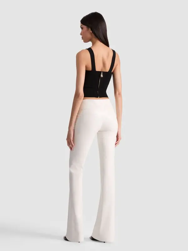 Alice + Olivia Olivia Vegan Bootcut Pant
