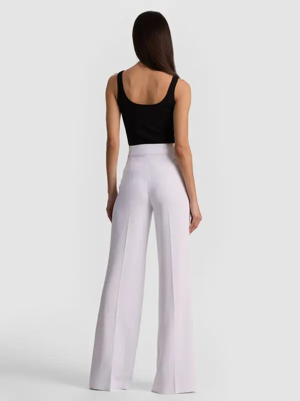 Alice + Olivia Dylan High Waisted Wide Leg Pant