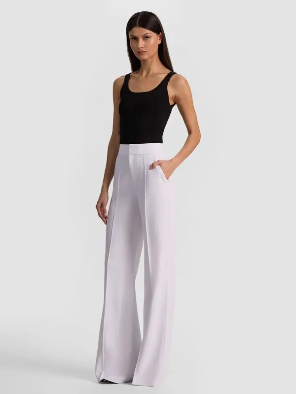 Alice + Olivia Dylan High Waisted Wide Leg Pant