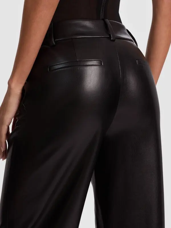Alice + Olivia Alexander Vegan Ankle Pant