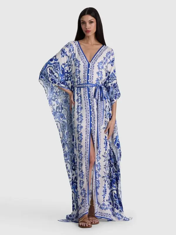 Alice + Olivia Marva Belted Kaftan