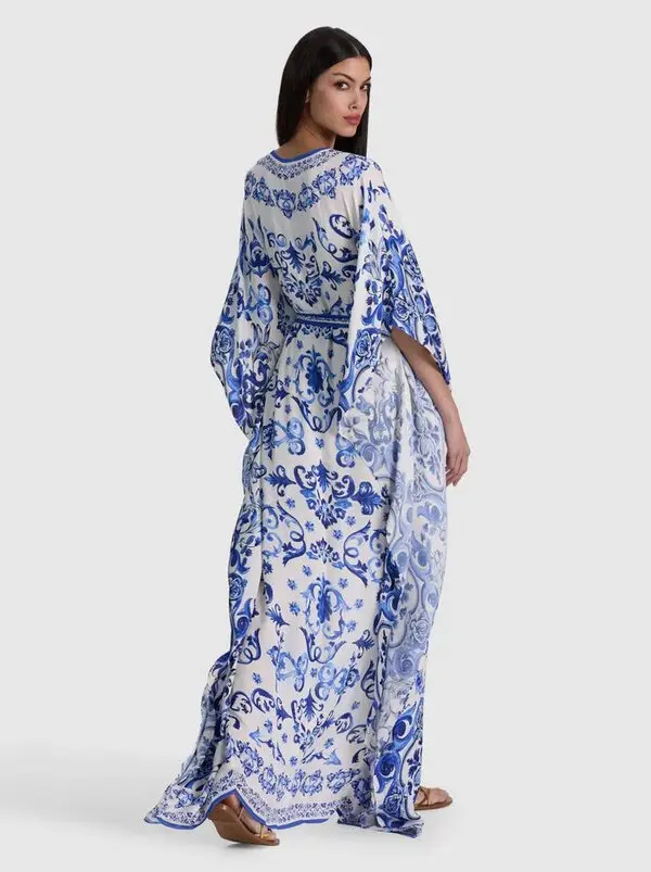 Alice + Olivia Marva Belted Kaftan