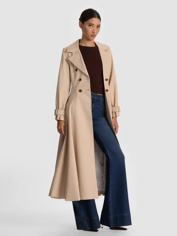 Alice + Olivia Ellie Trench Coat