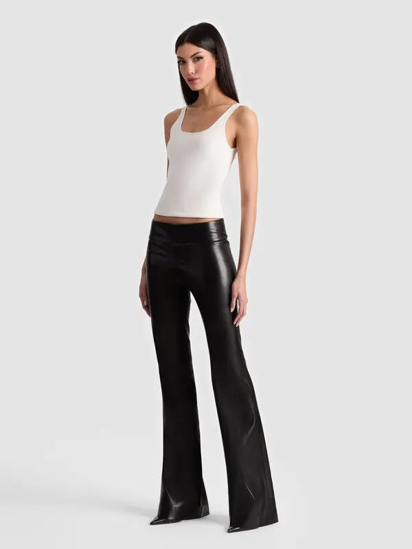 Alice + Olivia Olivia Vegan Bootcut Pant