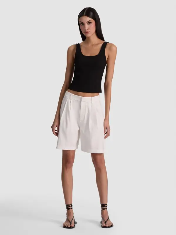 Alice + Olivia Conry Pleated Bermuda Short