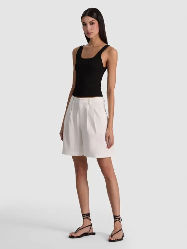 Alice + Olivia Conry Pleated Bermuda Short