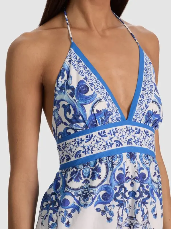 Alice + Olivia Karolina Tiered Maxi Dress