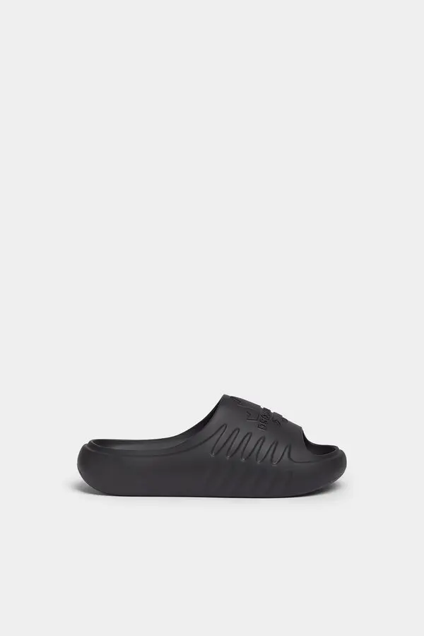 Dsquared2 Canadian Leaf Slides - Black