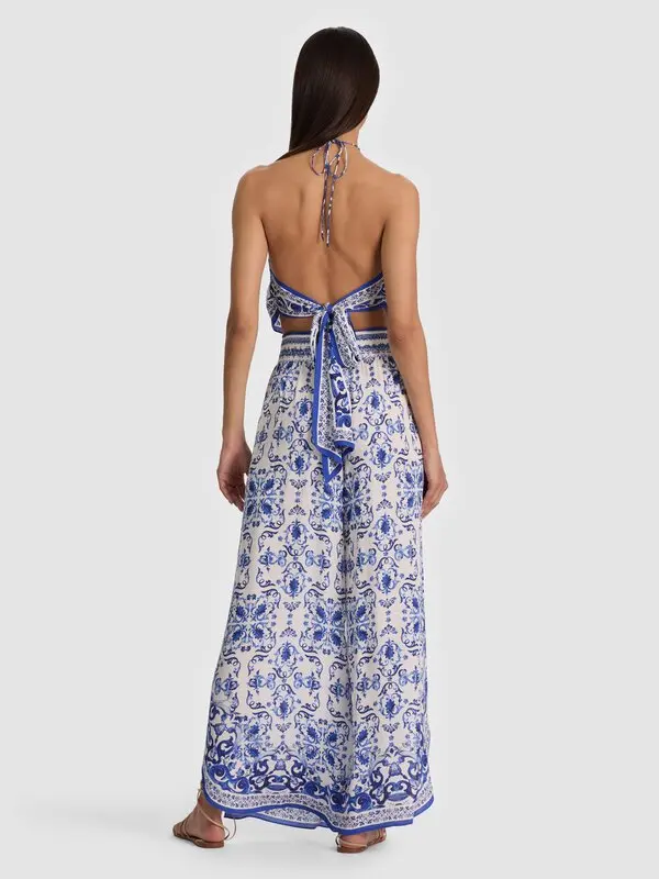 Alice + Olivia Frenchie Handkerchief Halter Top