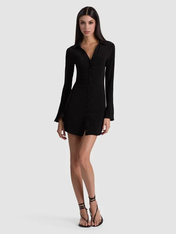 Alice + Olivia Freya Button Down Dress