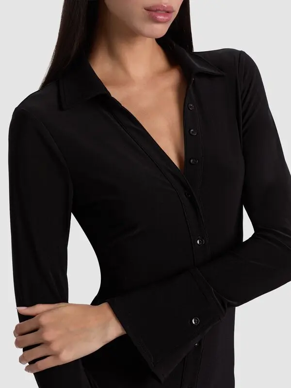 Alice + Olivia Freya Button Down Dress