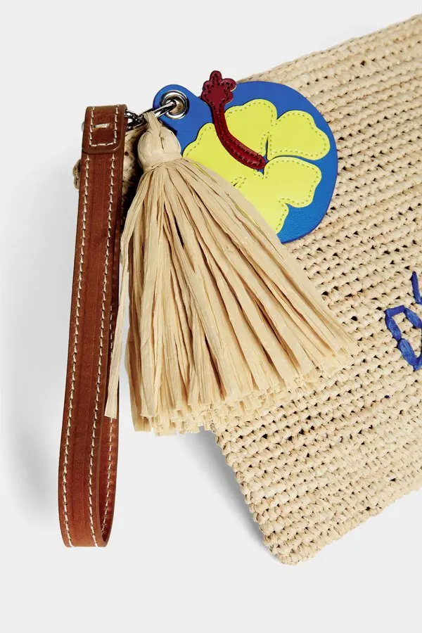 Dsquared2 Summer Lovers Raffia Pouch