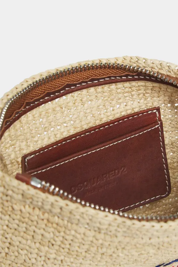 Dsquared2 Summer Lovers Raffia Pouch