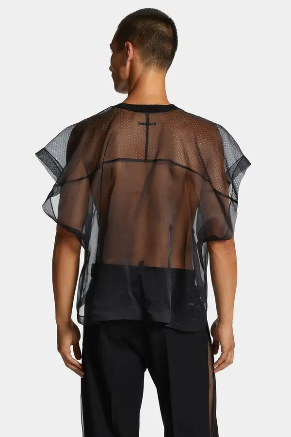 Dsquared2 Sheer Embroidered Shirt