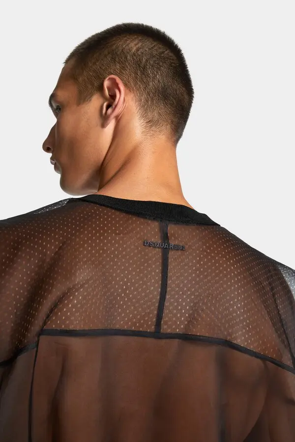 Dsquared2 Sheer Embroidered Shirt