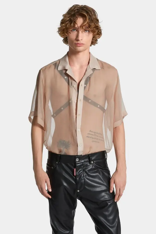 Dsquared2 Chiffon Short Sleeve Shirt