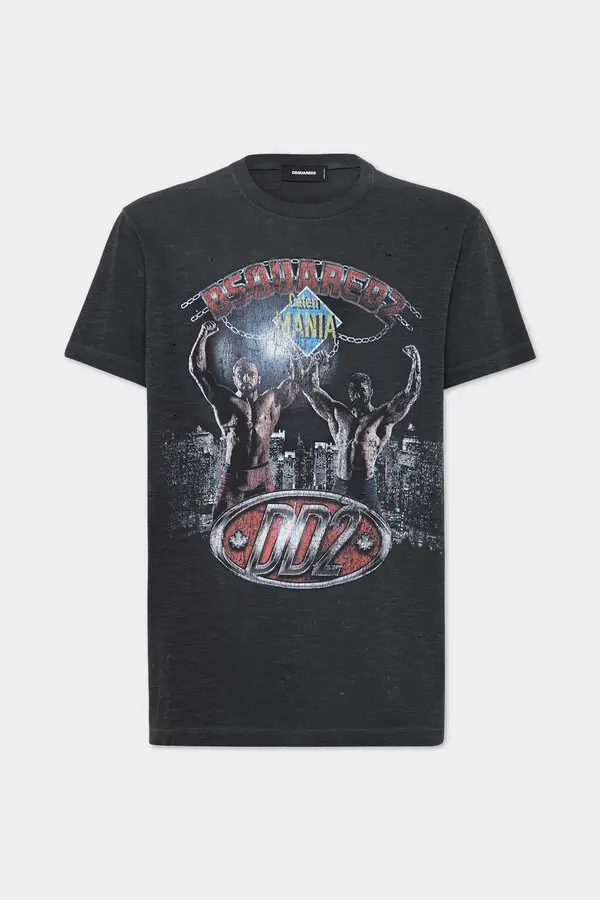 Dsquared2 Supervintage Dyed Cigarette Fit T-shirt