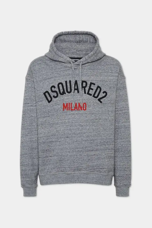 Dsquared2 Wash Relax Fit Logo Hoodie